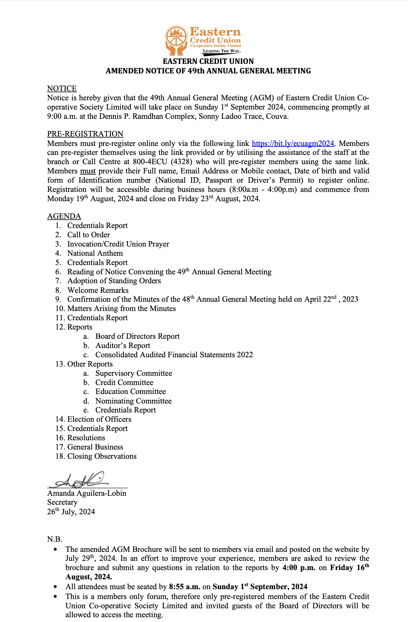 Welcome - Eastern Credit Union